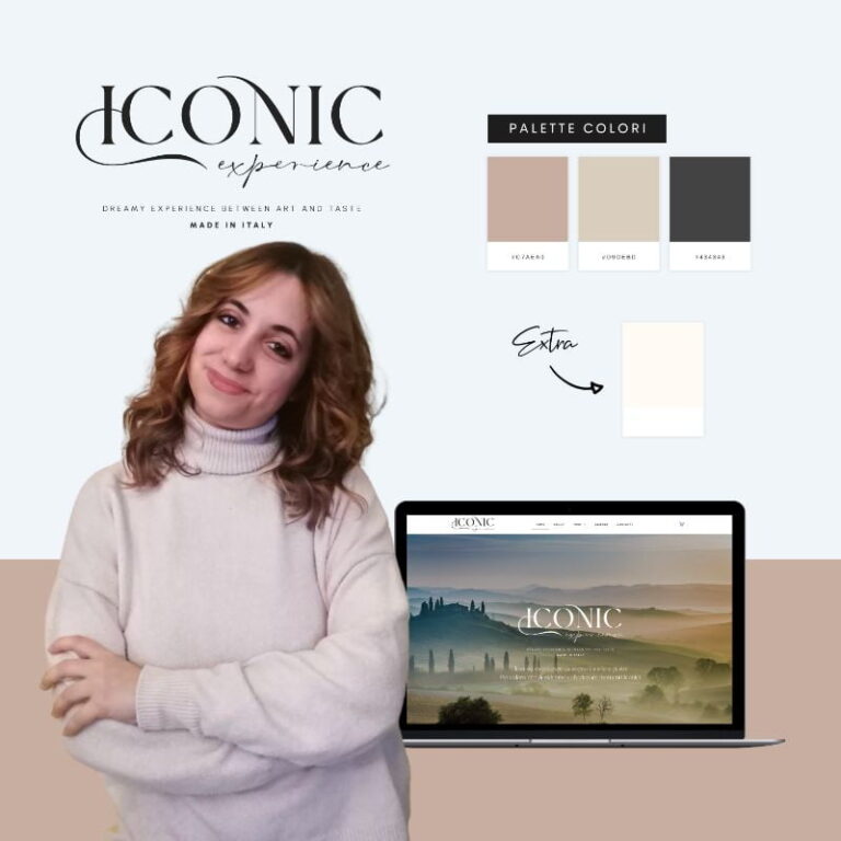 Sito web tour ICONIC experience • Nicole Curioni web designer
